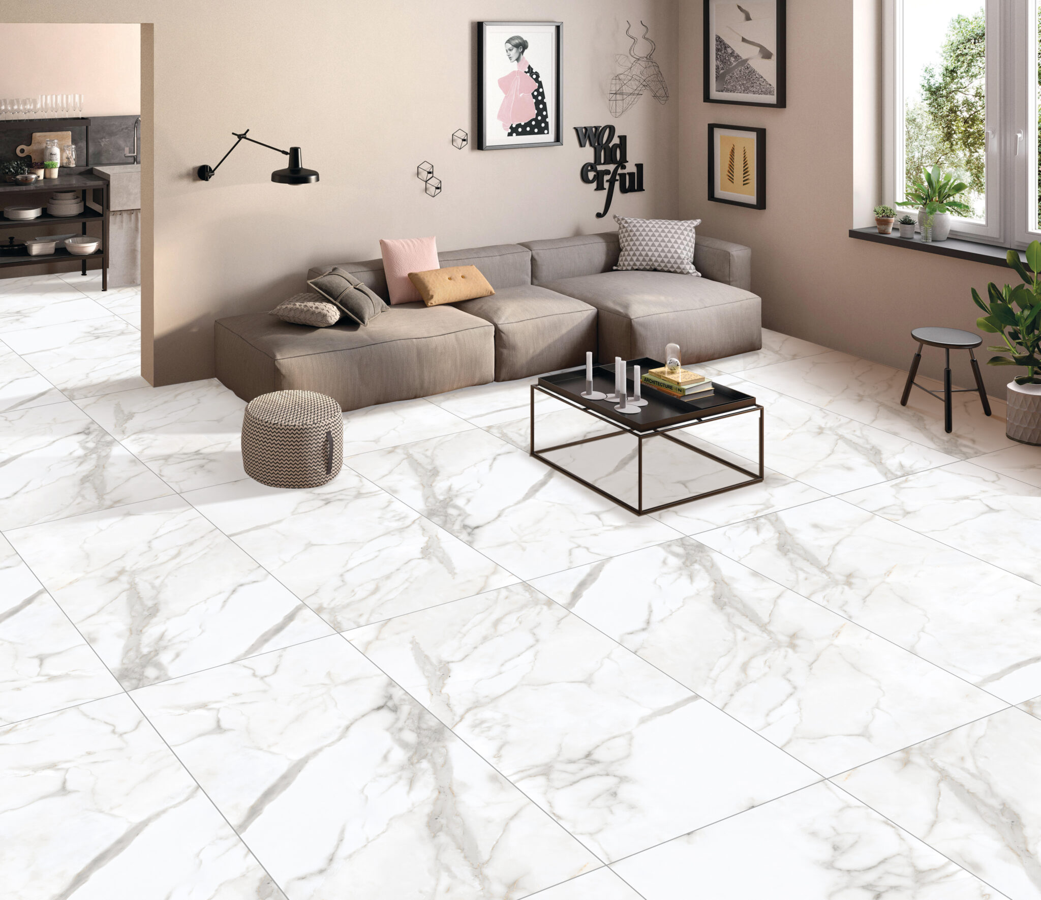 Calacatta Zebra – Square Surfaces