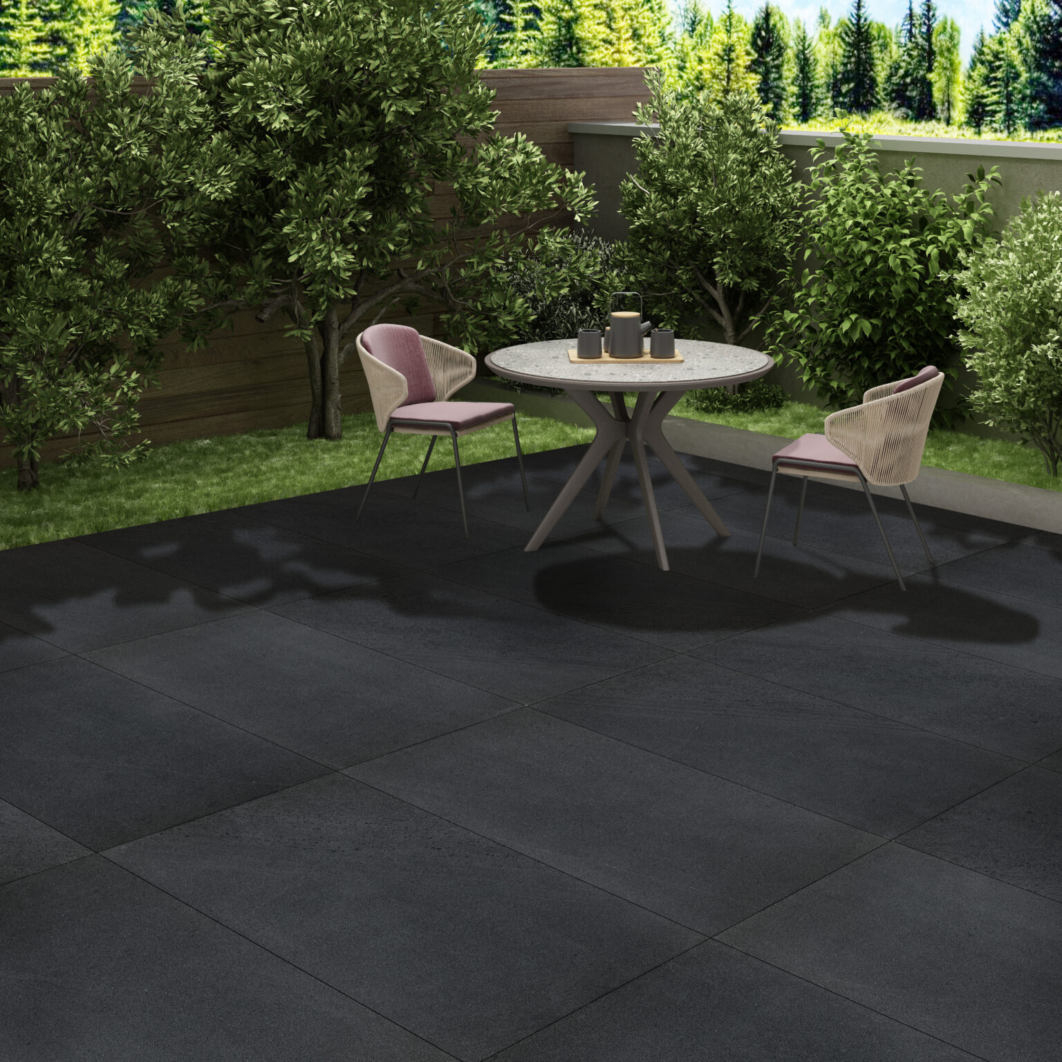 Milton Graphite – Square Surfaces